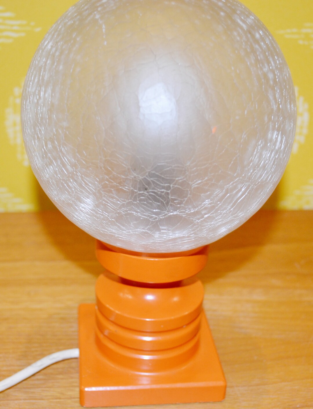 Vintage Table Lamp 70s Retro Mid Century Space Age Seventies Lamb ...