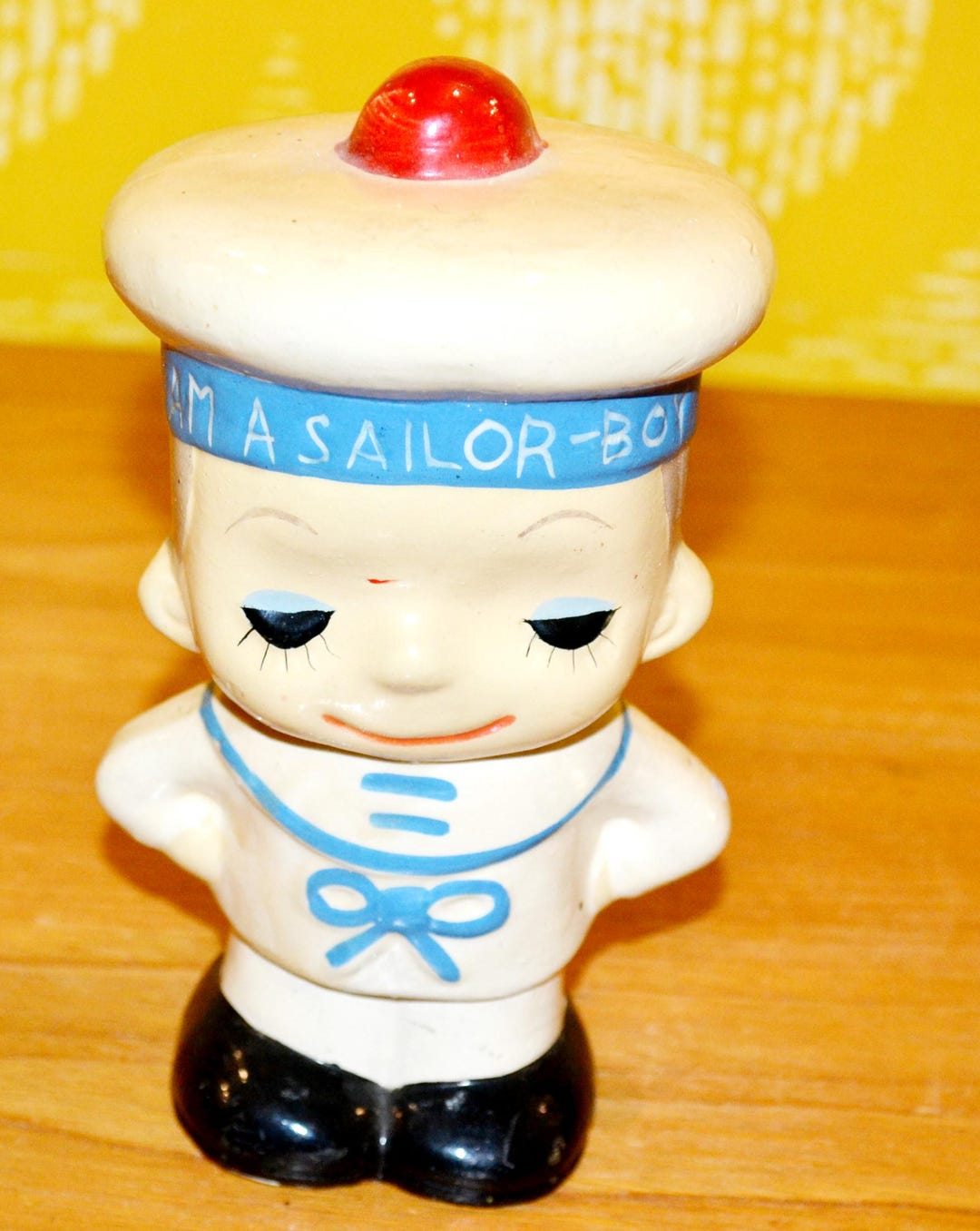 Vintage Money Box Ceramic Sailor Guard Collectible Seventies 70s ...
