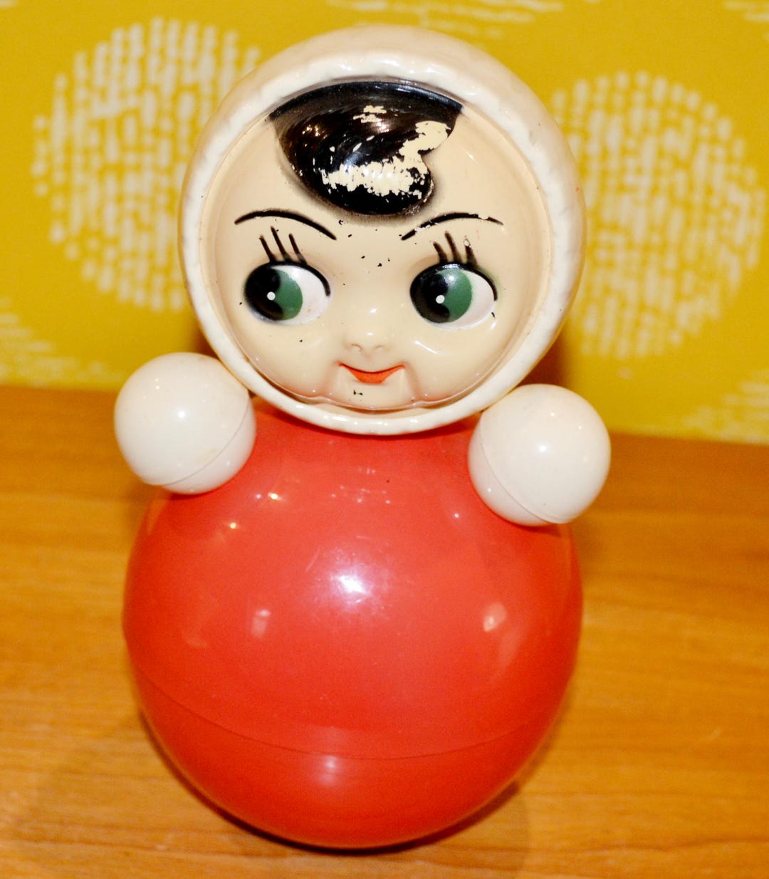 Vintage Toy Wobbly Figure From the 70s Seventies 70s Mid Century Retro ...