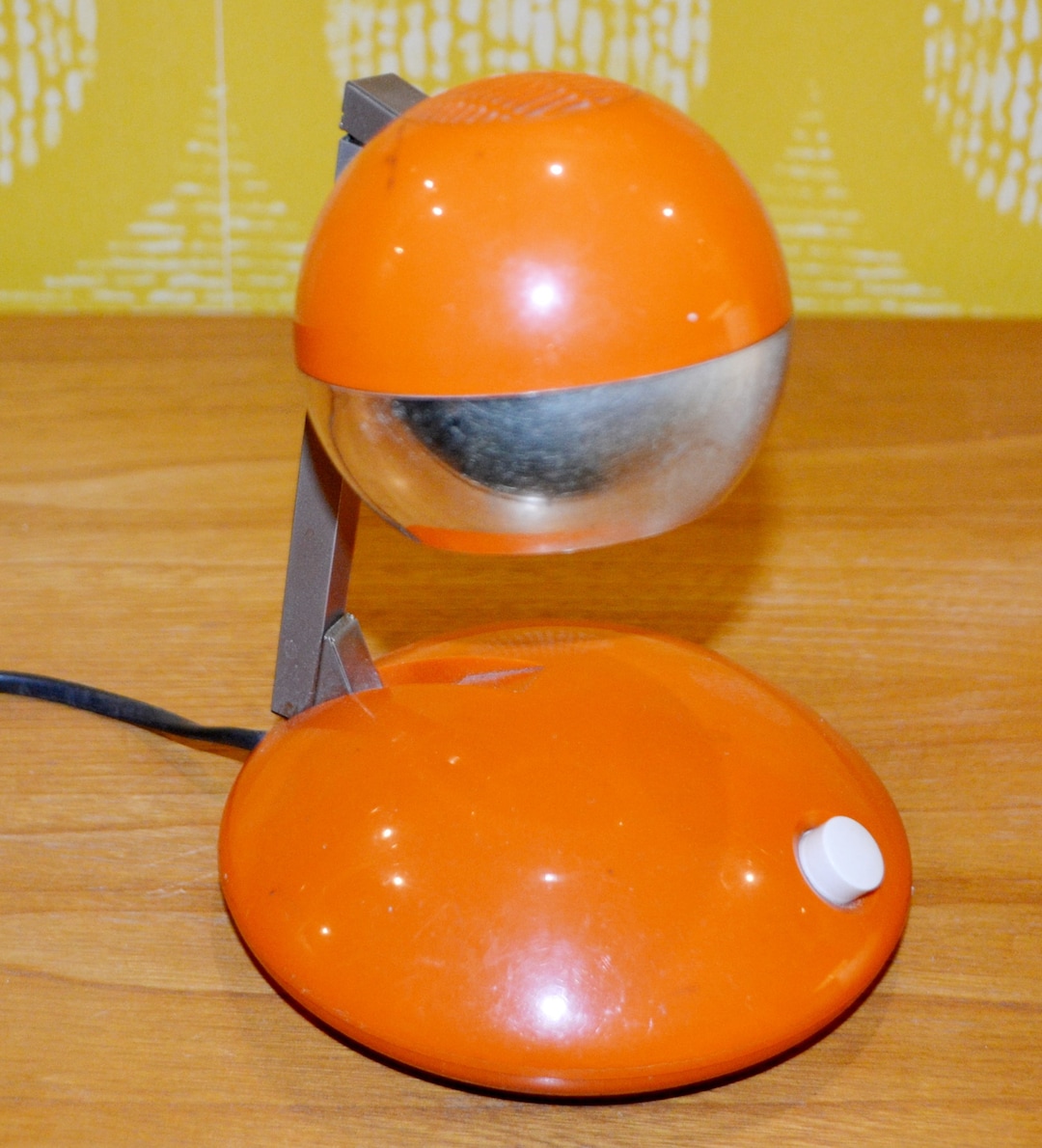 Vintage Eichhoff Telescope Lamp, Orange, Metal/plastic, 1970s, Mid ...