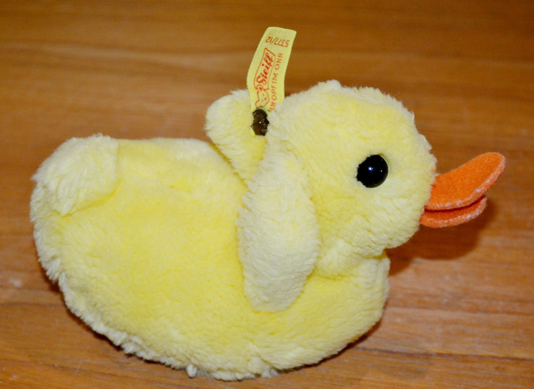 Vintage Stuffed Toy by Steiff Chick Figure 60s Retro Mid Century Shabby ...