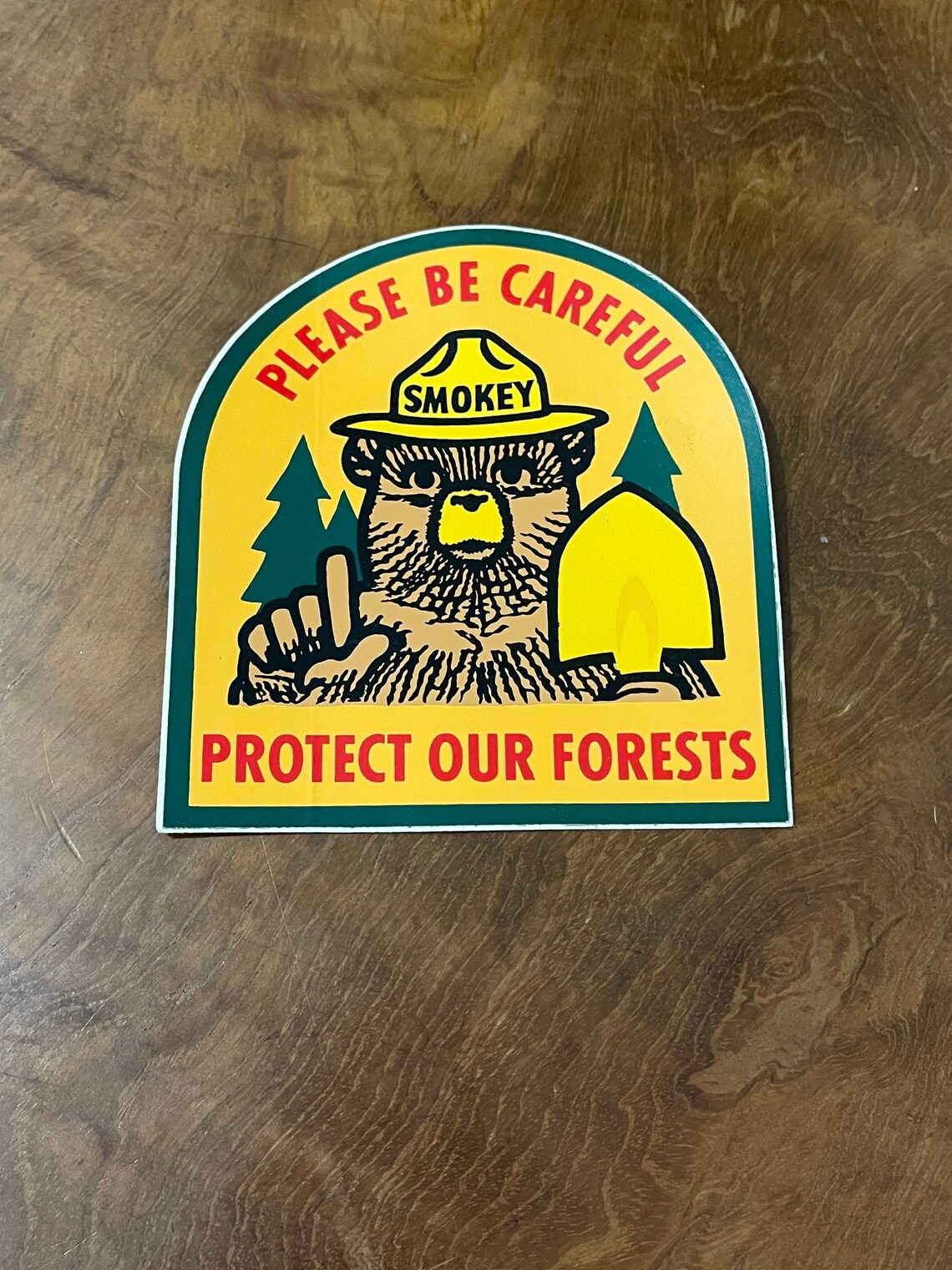 Vintage Smokey the Bear Decal - Etsy