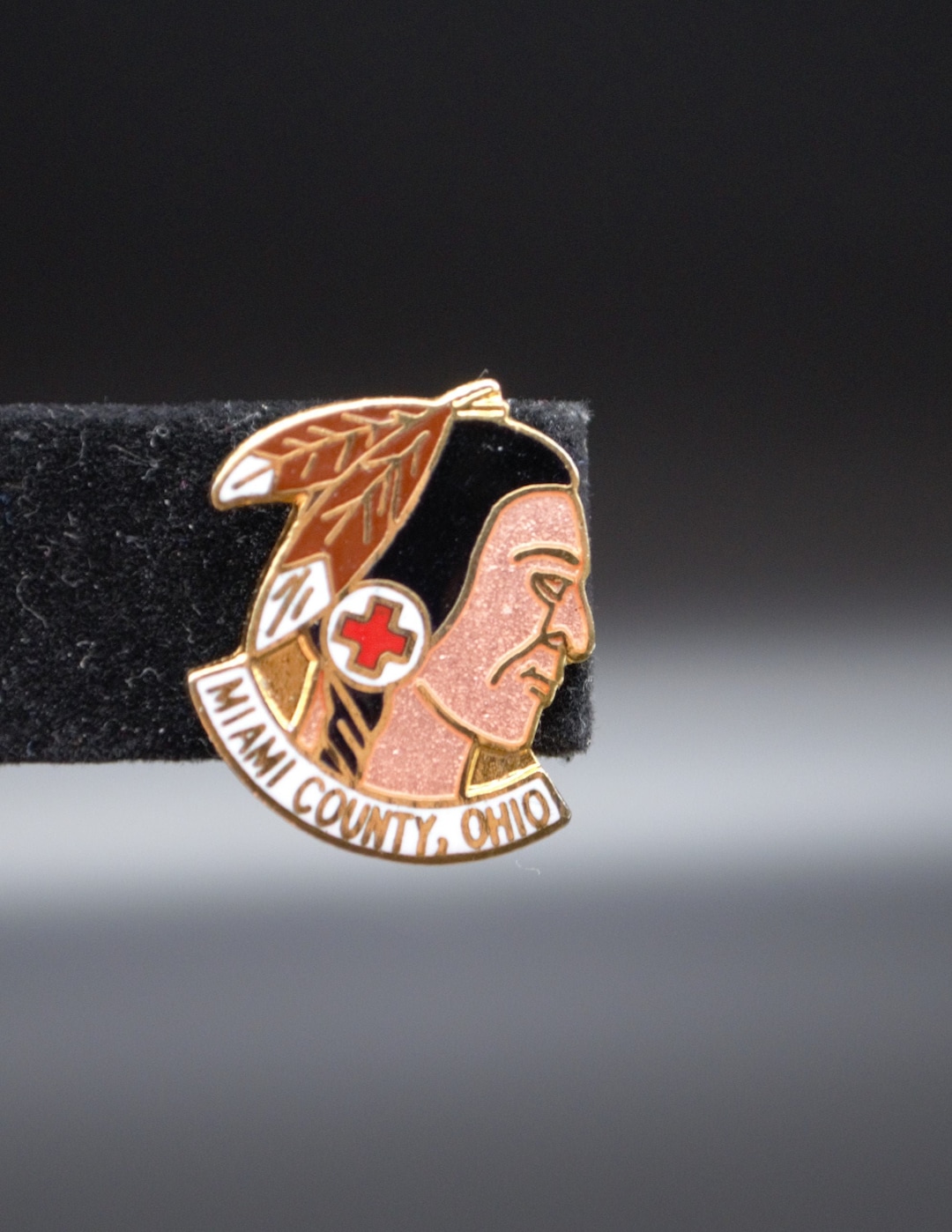 Native American Profile Lapel Pin - Miami County, Ohio - Etsy
