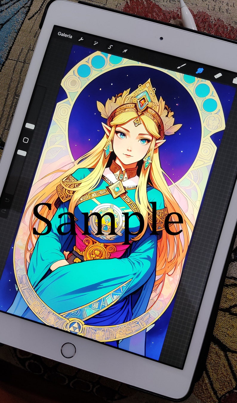 Zelda Fanart Digital Art Instant Download Video Game Art - Etsy