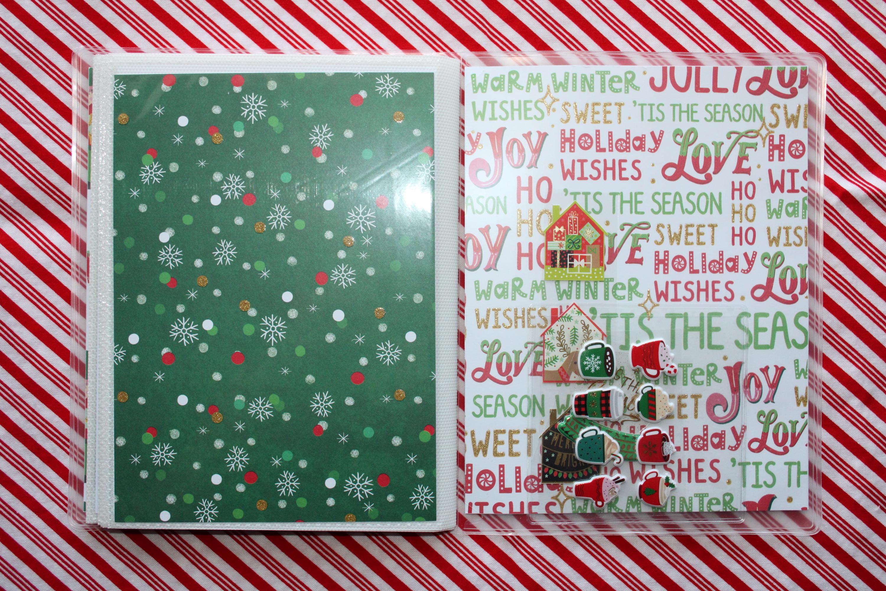 Keepsake Christmas Recipe Book/ Photo Album - Etsy