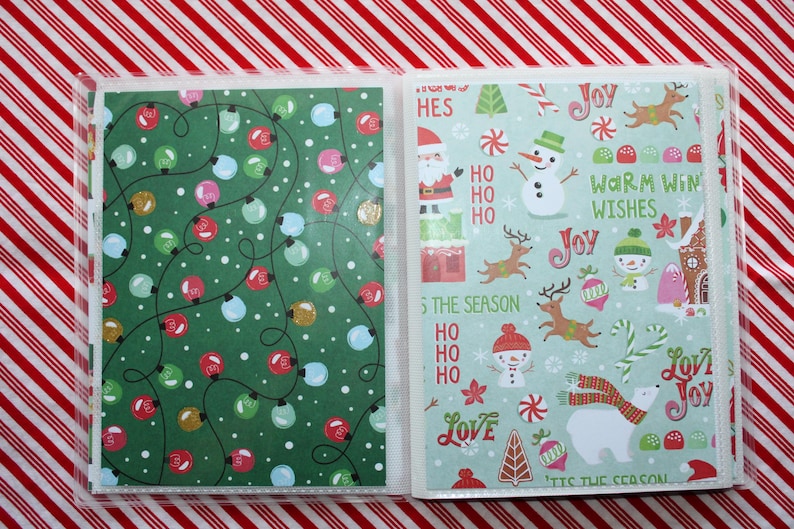 Keepsake Christmas Recipe Book/ Photo Album - Etsy