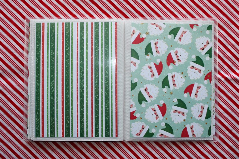 Keepsake Christmas Recipe Book/ Photo Album - Etsy
