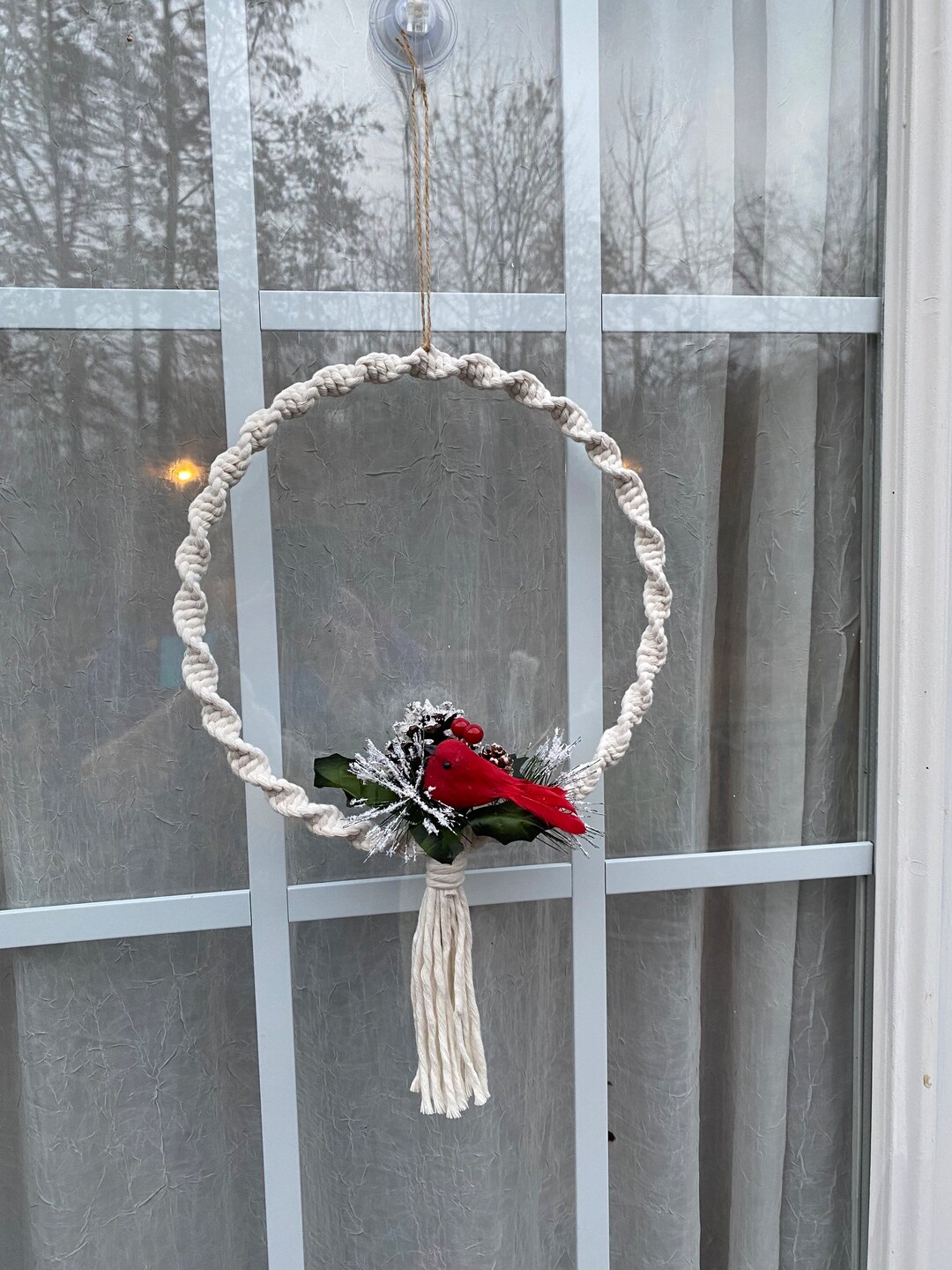 Handmade Macrame Christmas Wreaths - Etsy