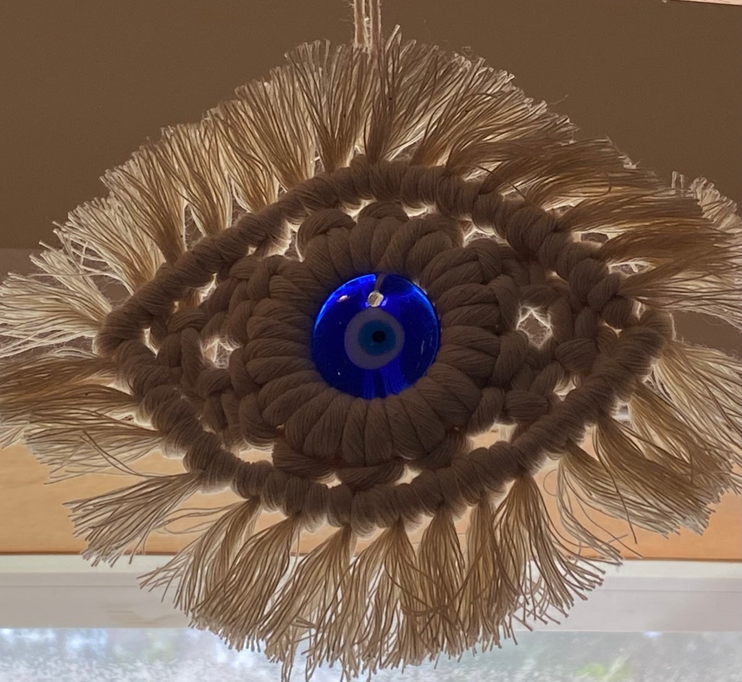 Handmade Macrame All Seeing/evil Eye - Etsy