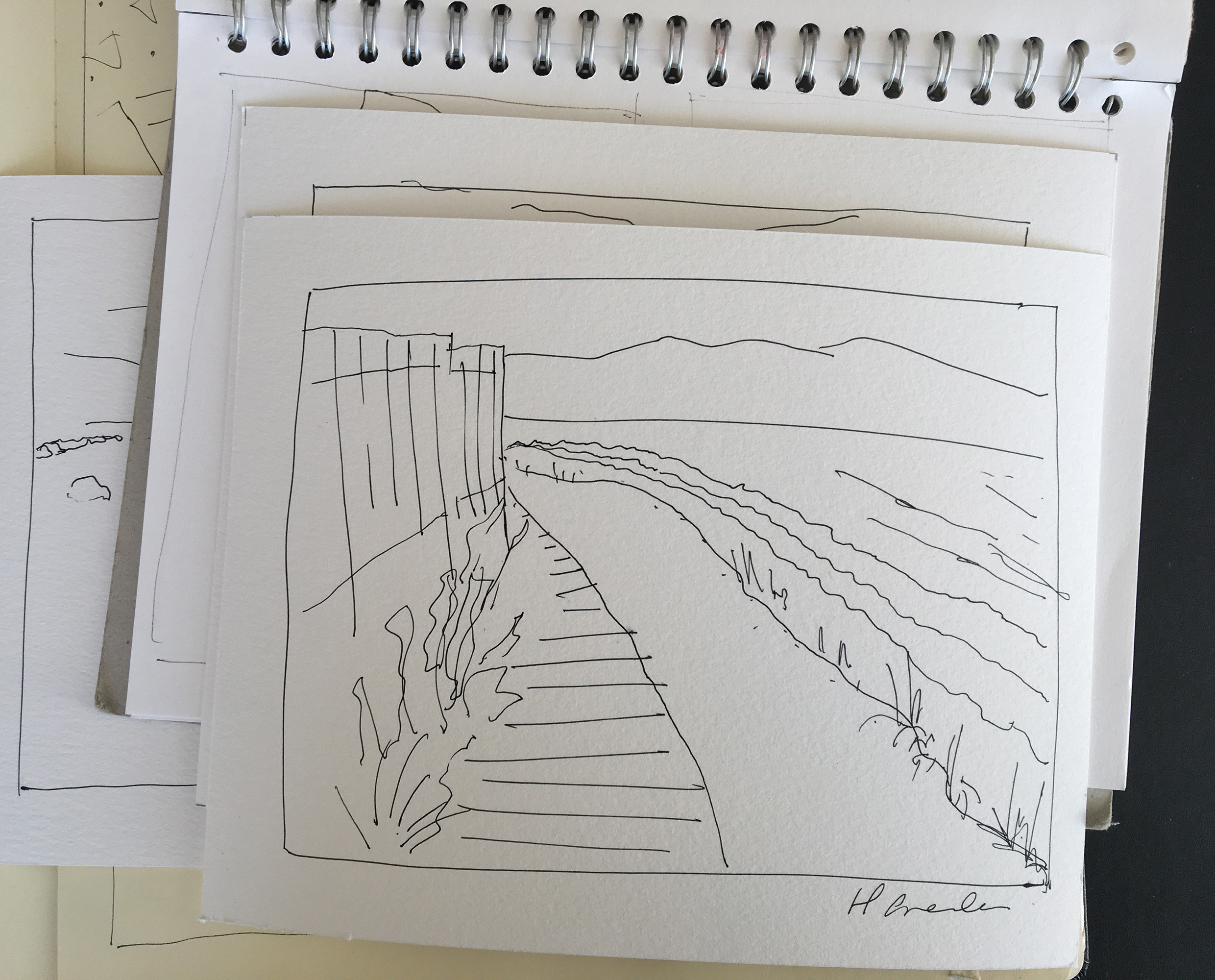 Sunny Day, Seapark Walkway, Holywood, a Print From a Black and White ...