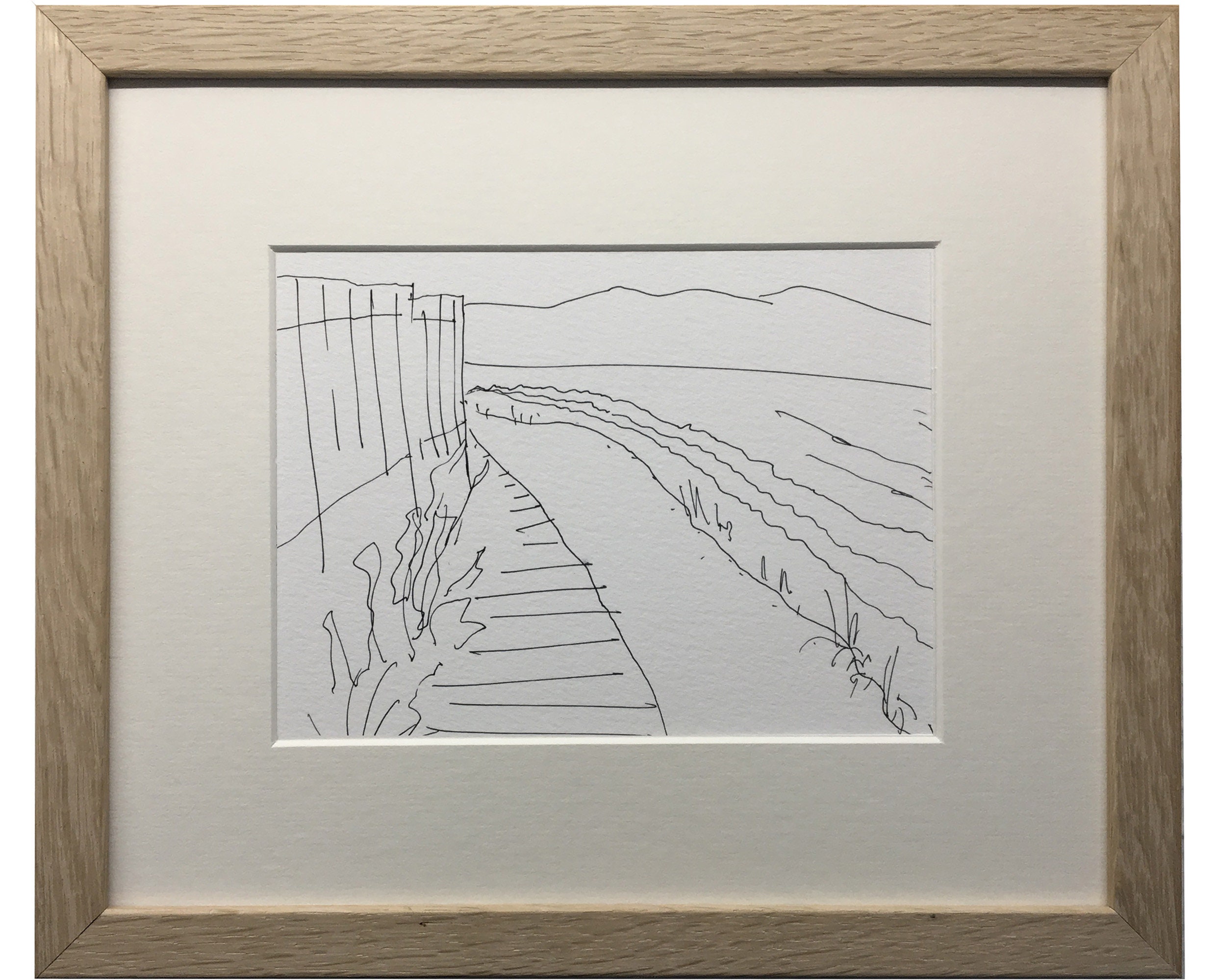 Sunny Day, Seapark Walkway, Holywood, a Print From a Black and White ...