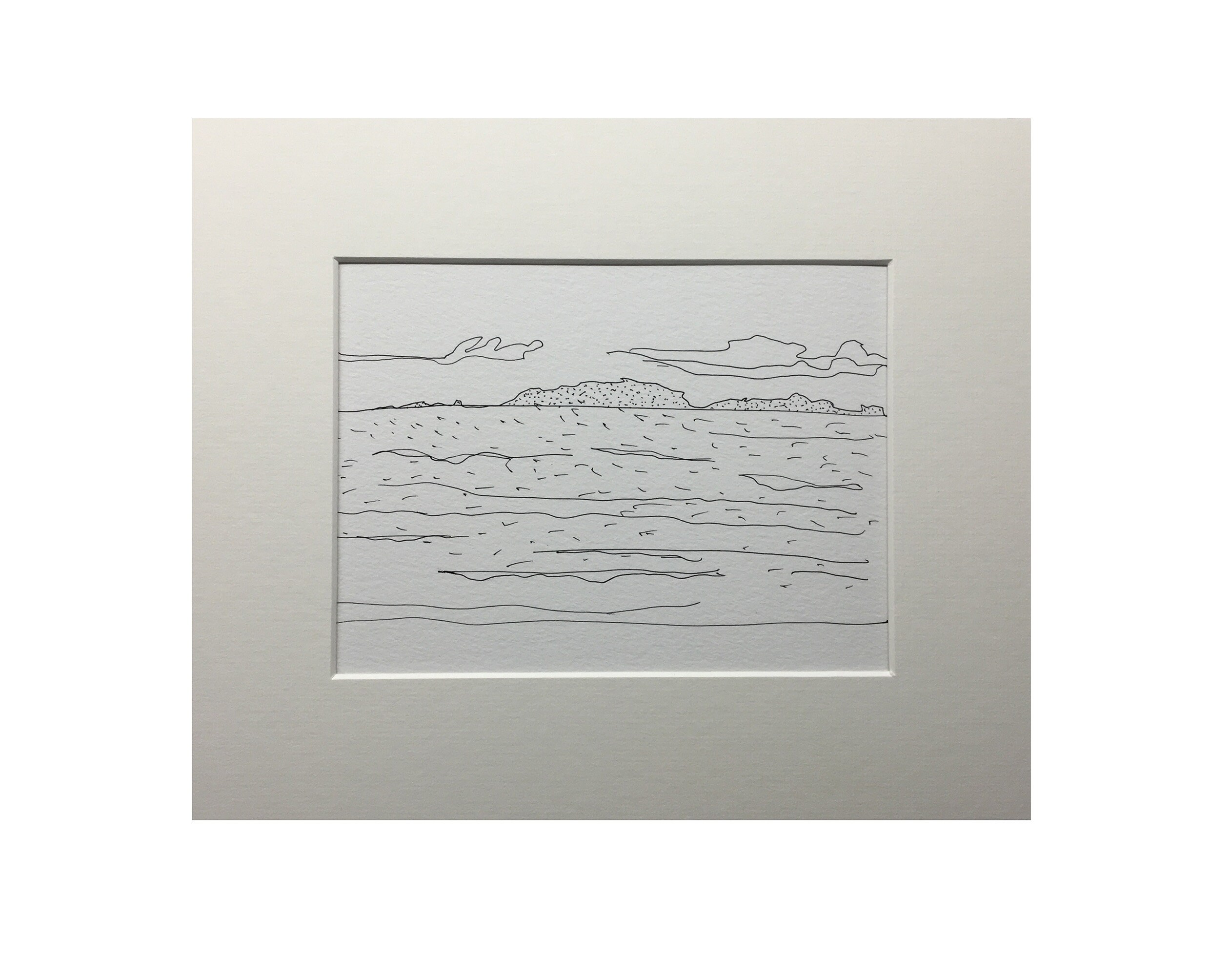 The Skerries, Portrush, a Print From Original Black and White Line ...