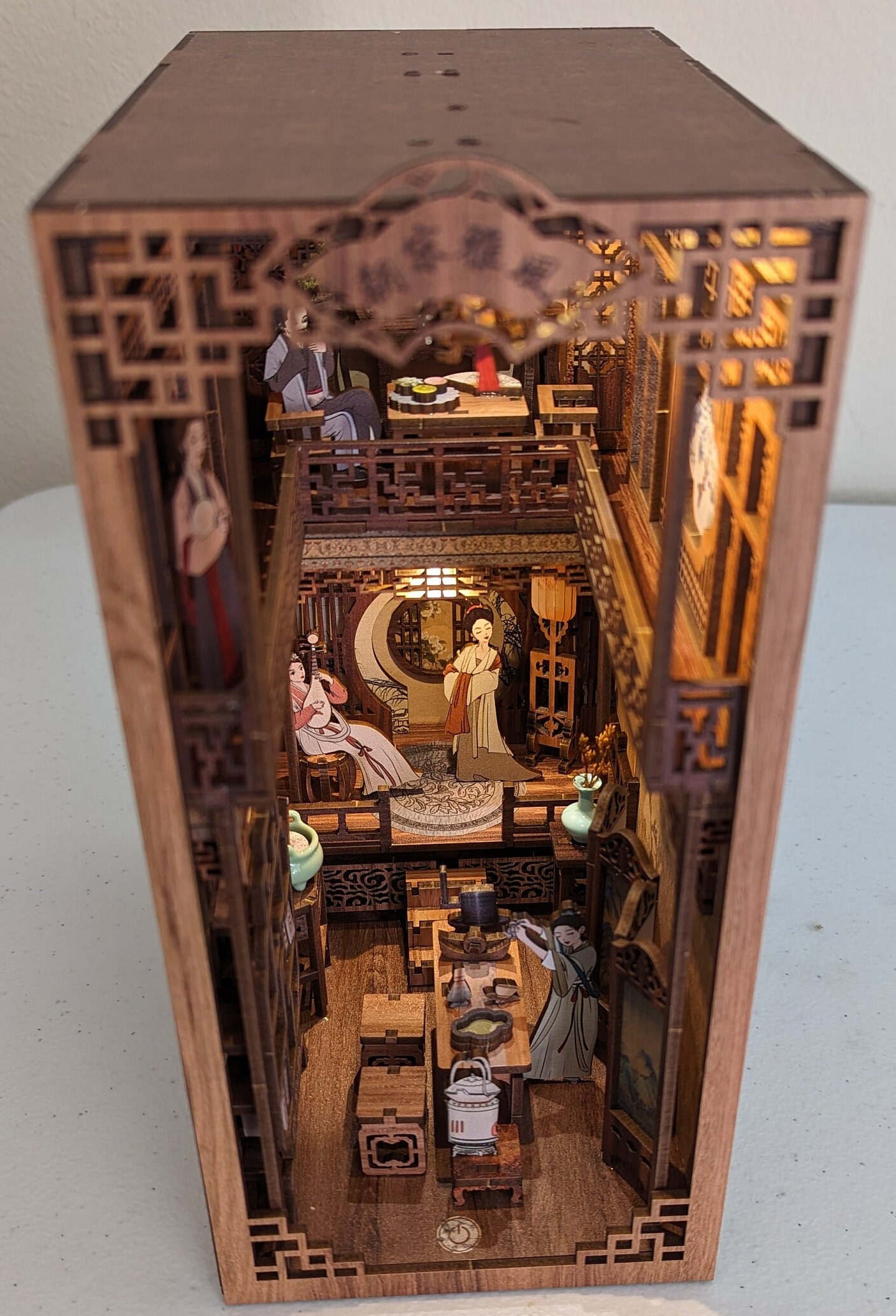 Made-to-order Book Nook Shelf Insert Diorama fully Assembled Booknook ...