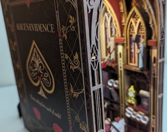 Made-to-order Book Nook Shelf Insert Diorama fully Assembled Booknook ...