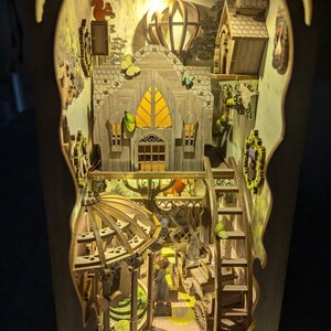 Made-to-order or DIY Book Nook Shelf Insert Diorama for Bookshelf (the ...