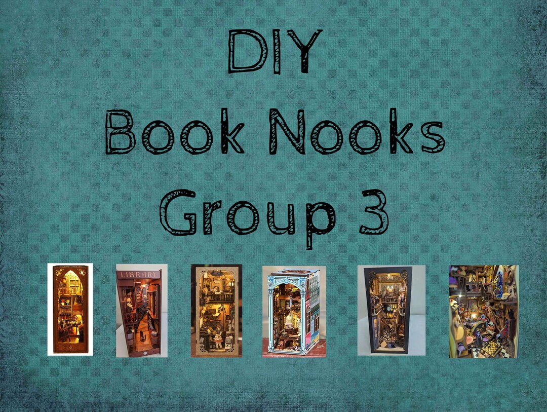 DIY Book Nook Shelf Insert Dioramas-c - Etsy