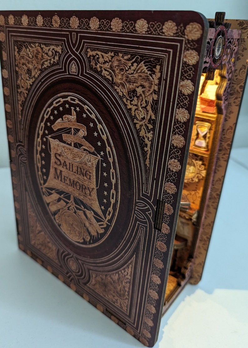 Made-to-order or DIY Book Nook Shelf Insert Diorama for Bookshelf ...