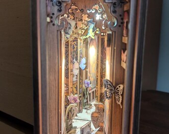 Made-to-order Book Nook Shelf Insert Diorama fully Assembled Booknook ...