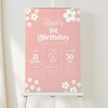 Editable Daisy Birthday Sign Favors Table Sign Daisy Party Decor Flower ...