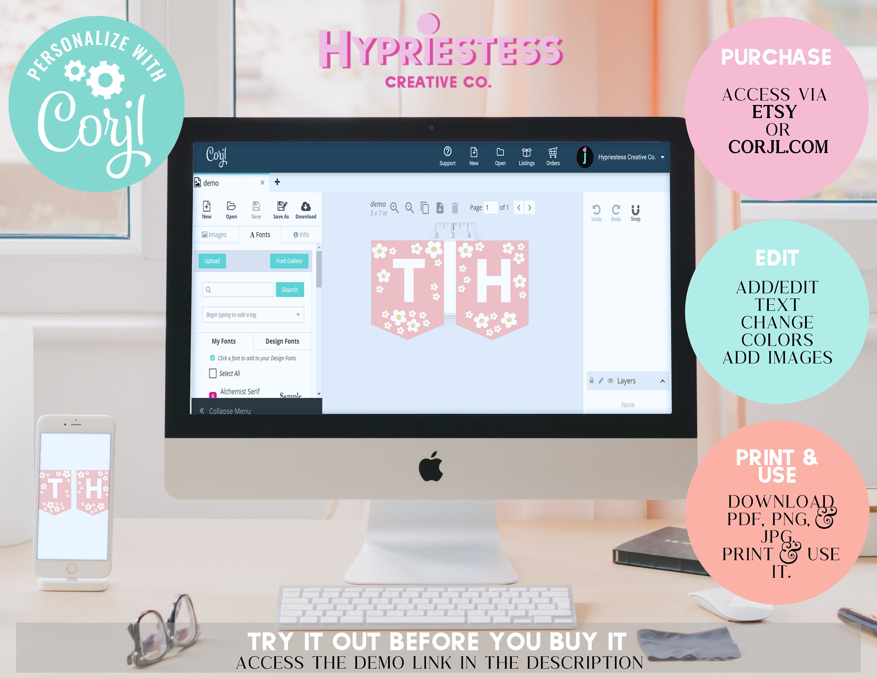 Editable Daisy Birthday Invitation Bundle Daisy Birthday Party Décor ...