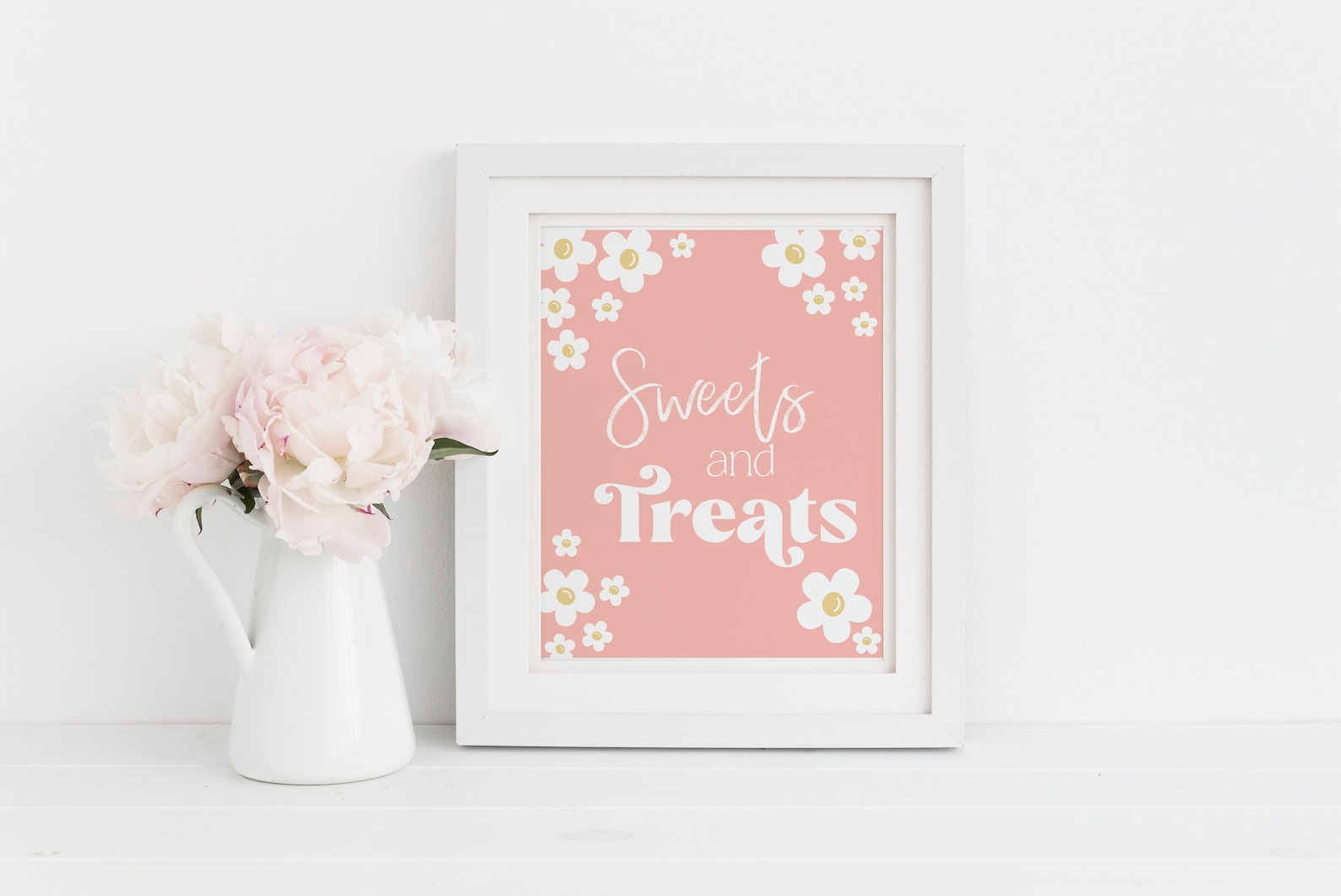 Editable Daisy Birthday Sign | Sweets & Treats Table Sign | Daisy Party ...