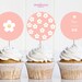 Editable Daisy Cupcake Toppers | Daisy Birthday Décor | Round or Square ...
