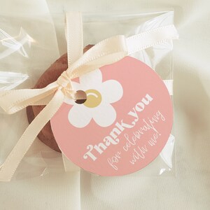 Editable Daisy Favor Tags | Daisy Gift Tags | Daisy Party Décor | Round ...