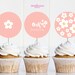 Editable Daisy Cupcake Toppers Daisy Birthday Décor Round or Square ...
