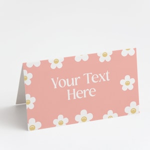 Editable Daisy Food Labels | Daisy Place Cards | Daisy Party Décor ...