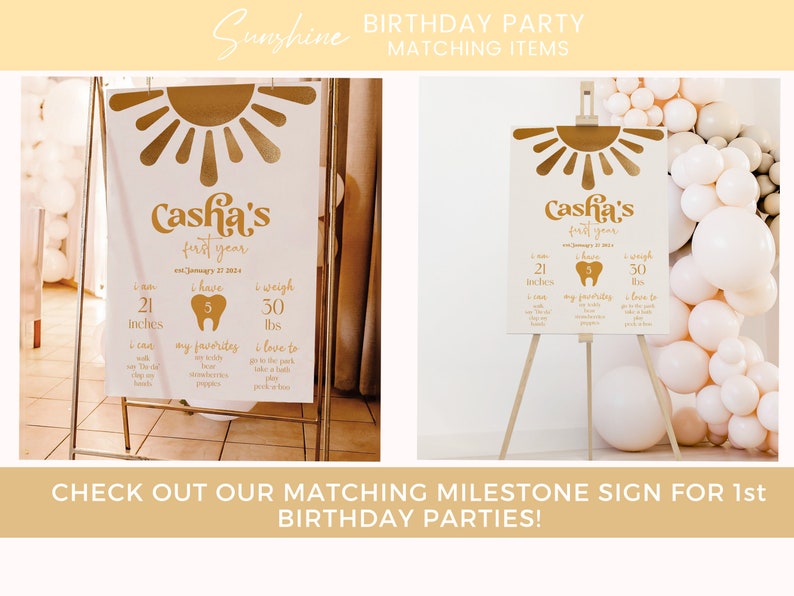 Editable Sunshine Welcome Sign, Another Trip Around the Sun Poster ...