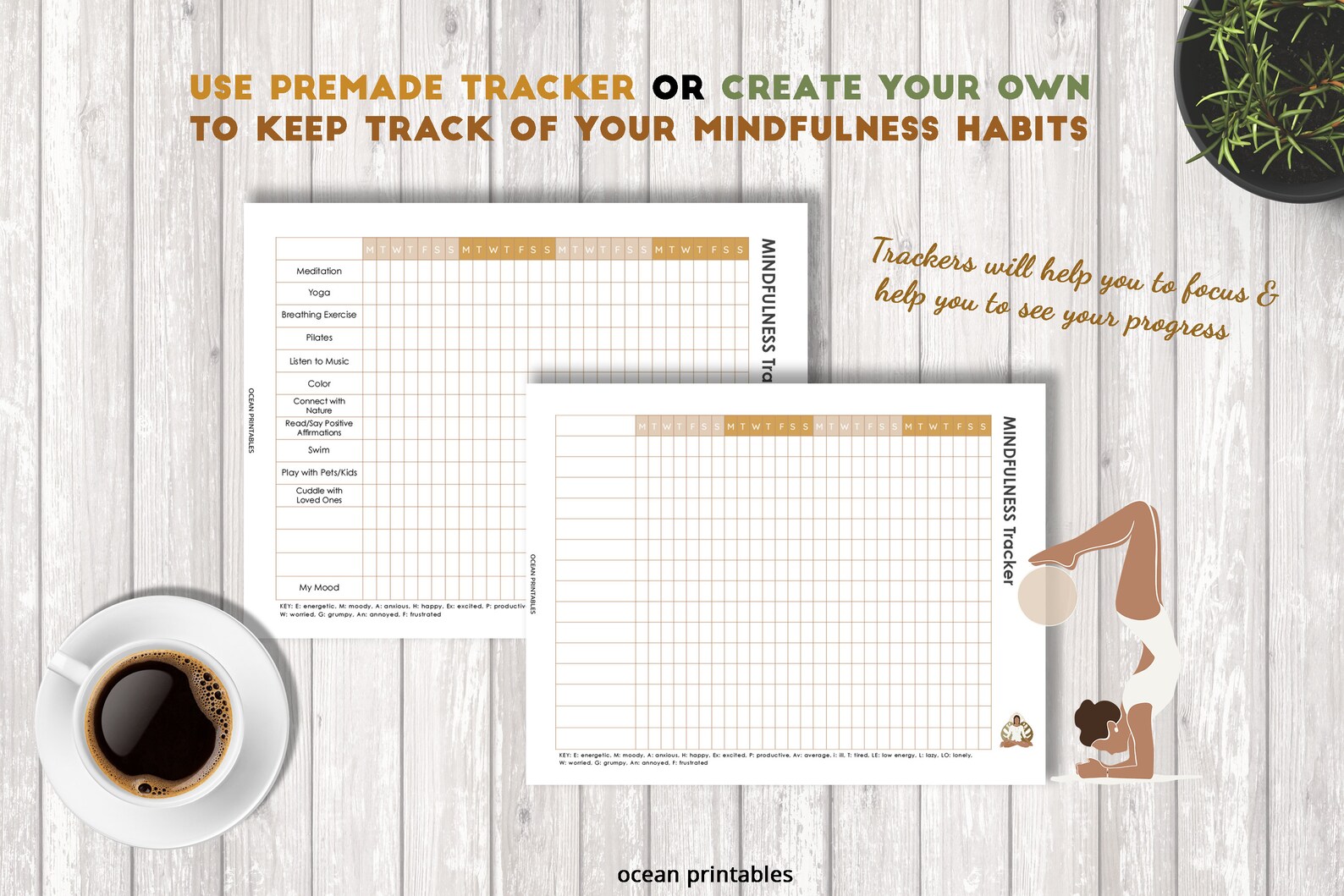 Printable Wellness & Spiritual Vision Board Kit 2025, Manifestation ...