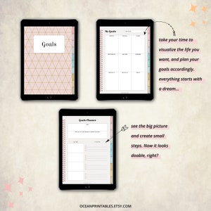 Chic Undated Digital Planner for Goodnotes, Noteshelf, Xodo, Ipads,ipad ...