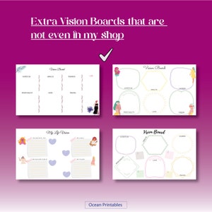 Ultimate Vision Board Printables Bundle, Vision Board Party Kit Ideas ...