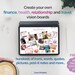 Digital Ultimate Life Vision Board Kit 2025, Dream Board for Goodnotes ...