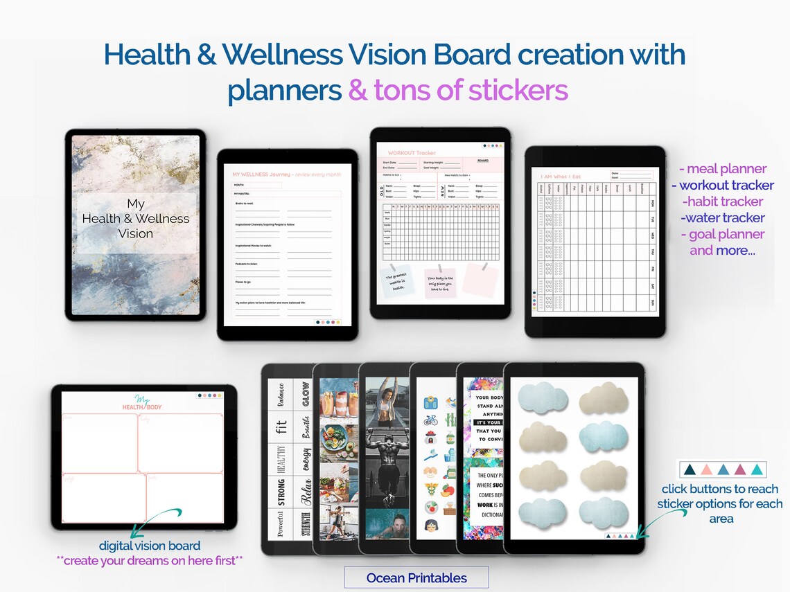 Digital Ultimate Life Vision Board Kit 2023 Dream Board for - Etsy Canada