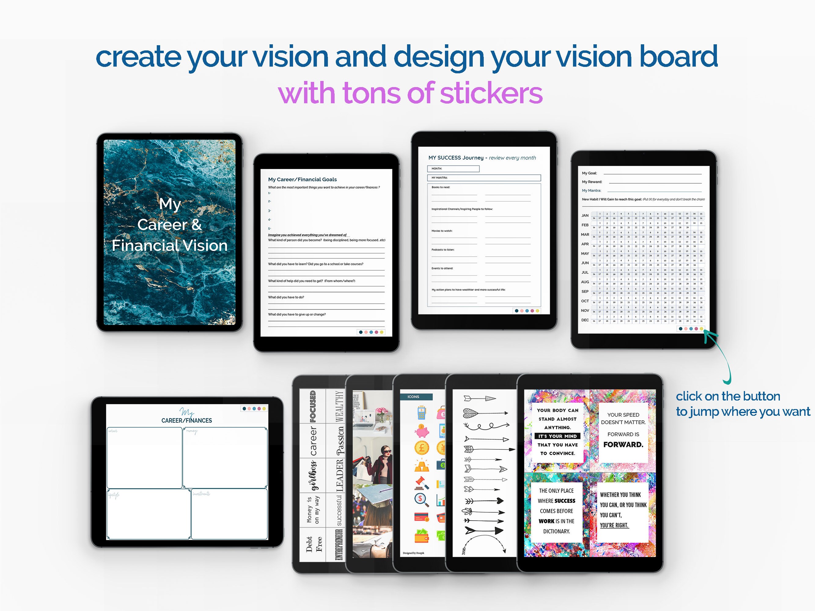 Digital Ultimate Life Vision Board Kit 2023 Dream Board for - Etsy Canada