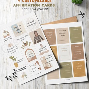 Printable Wellness & Spiritual Vision Board Kit 2025, Manifestation ...