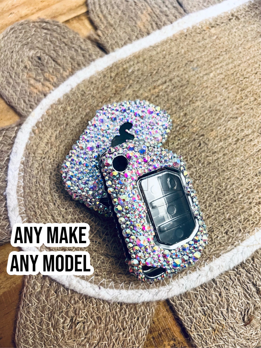 CHUNKY Girly AB Key Fob Cover Bedazzled Glass Bling - Etsy