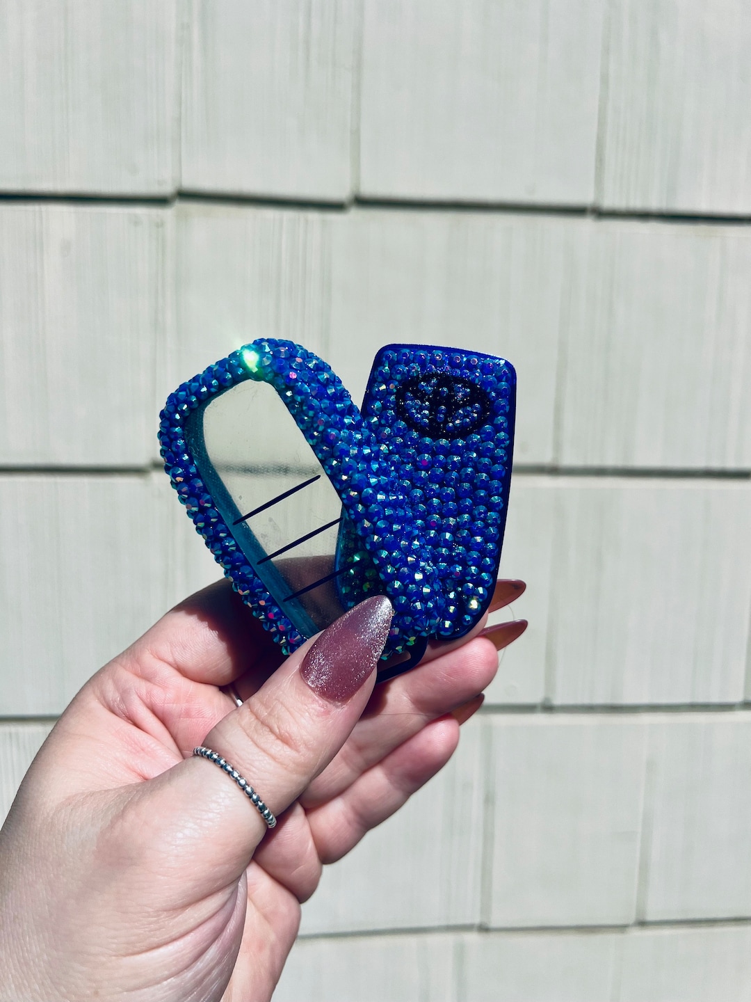 Royal Blue AB Key Fob Cover Bedazzled Bling - Etsy