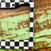 PUNCHY CHECKERED License Plate Frame Bedazzled Full Glass Bling - Etsy