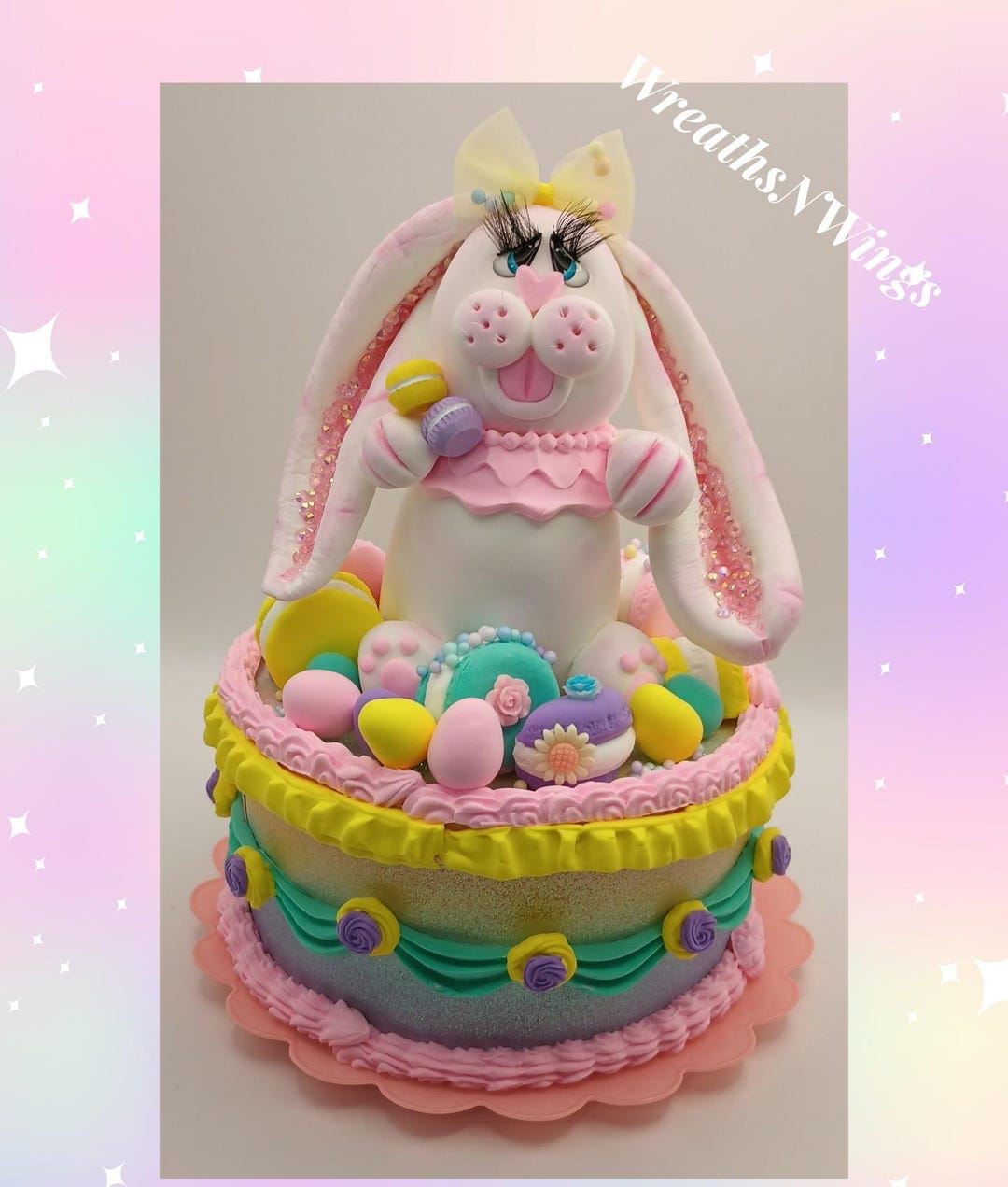 Easter Bunny Cake, Faux Sweets, Fake Bakes, Party Decor, Photography ...