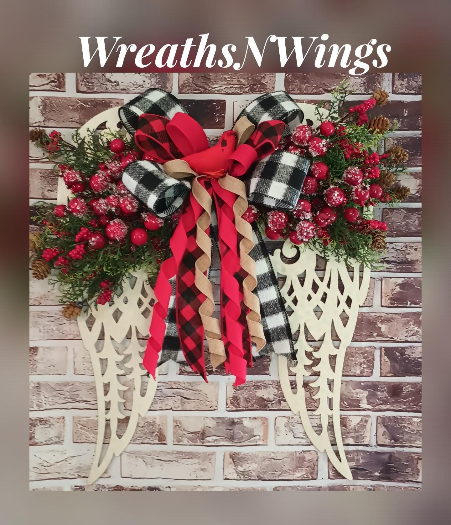 Christmas Angel Wings for Cemetery, Cemetery Flowers, Cemetery Wreath ...