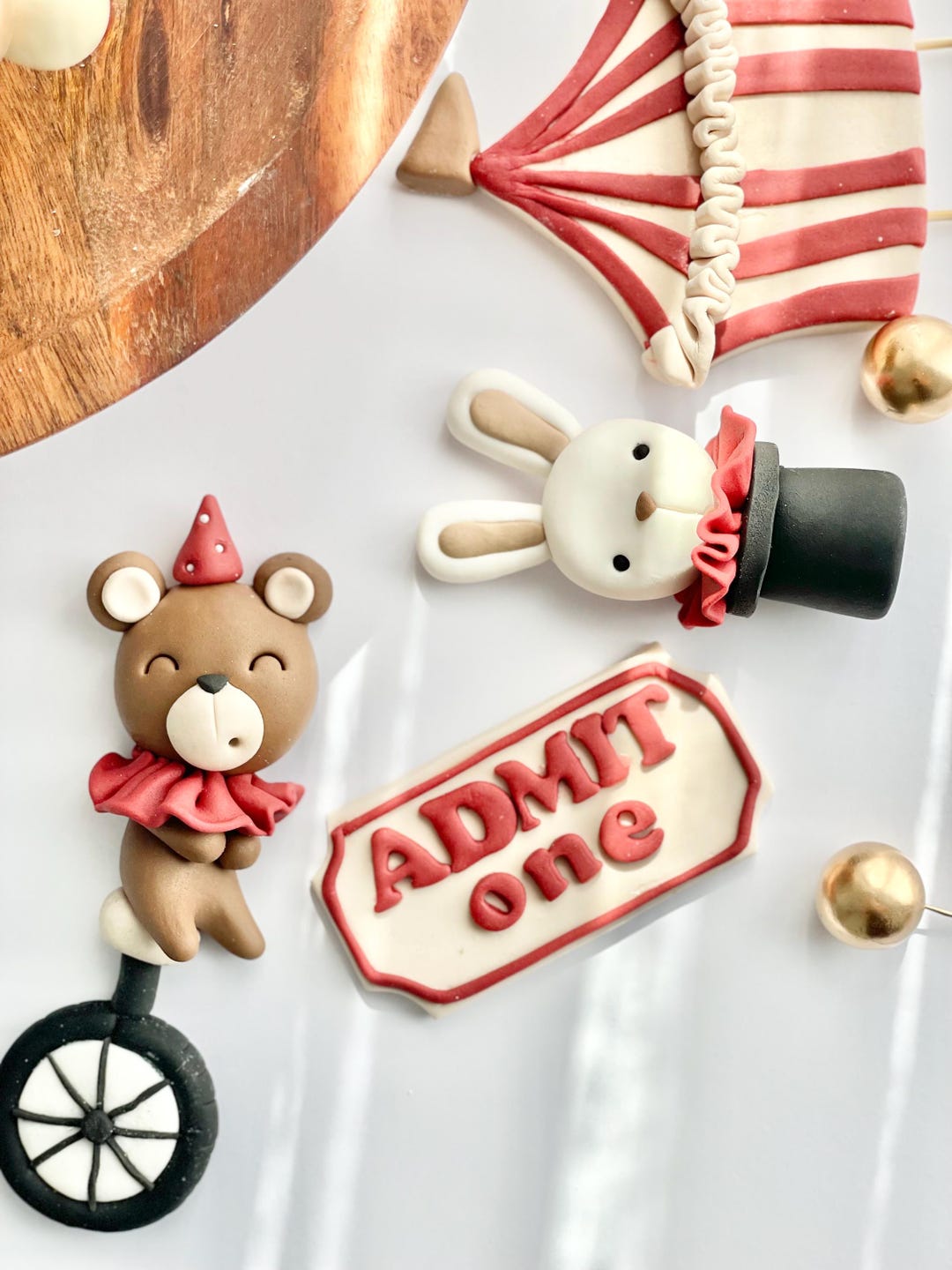 Carnival Circus (fondant Cake Toppers) - Etsy