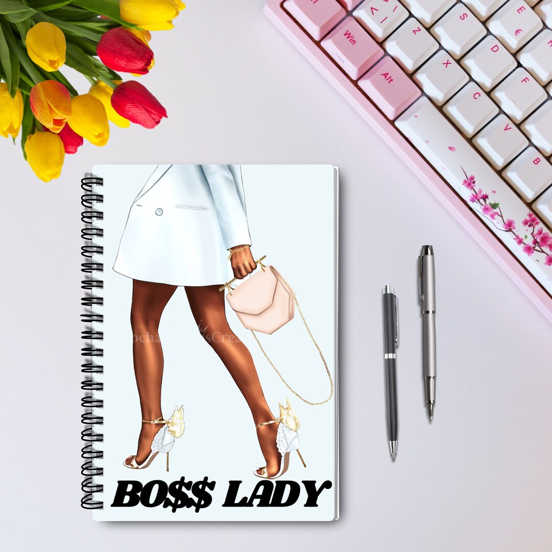 Boss Lady Spiral Notebook Journal Cute Spiral Notebook Personal ...
