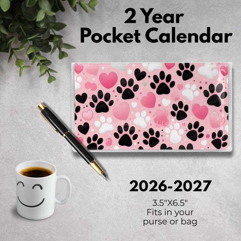 The Paw Print 2026 Calendars - Etsy