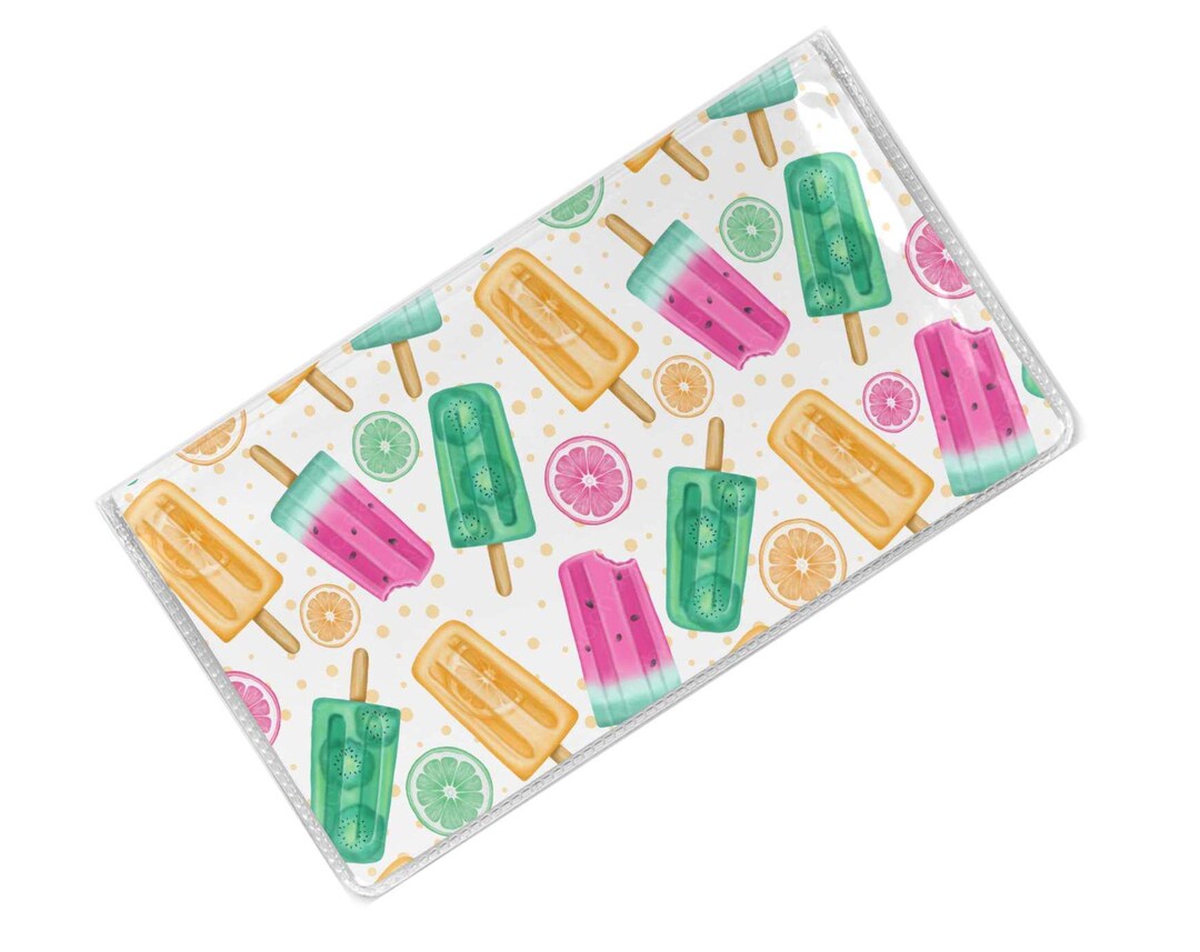 Checkbook Cover Cool Summer Treats Checkbook Cover Cool Summer ...