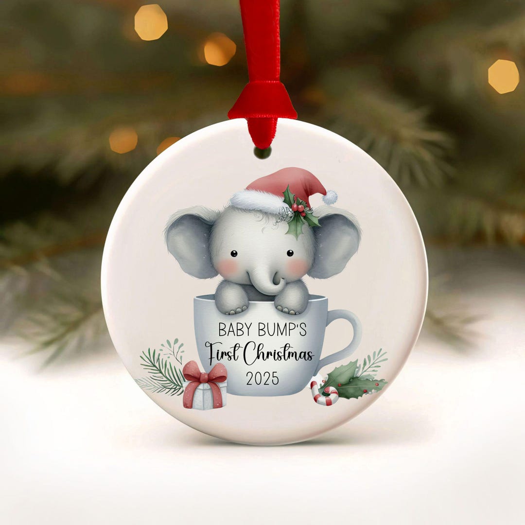 Bumps First Christmas Ornament, Expecting Baby Gift, Pregnant Ornament ...