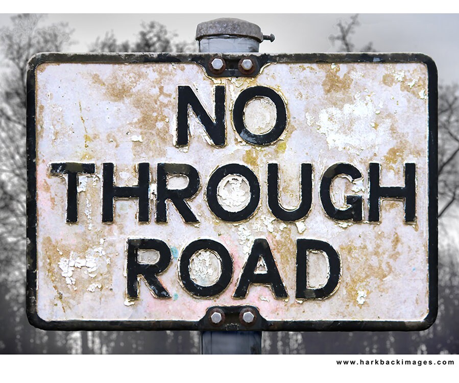 Old English Road Sign. HD Digitally Enhanced Print - Etsy