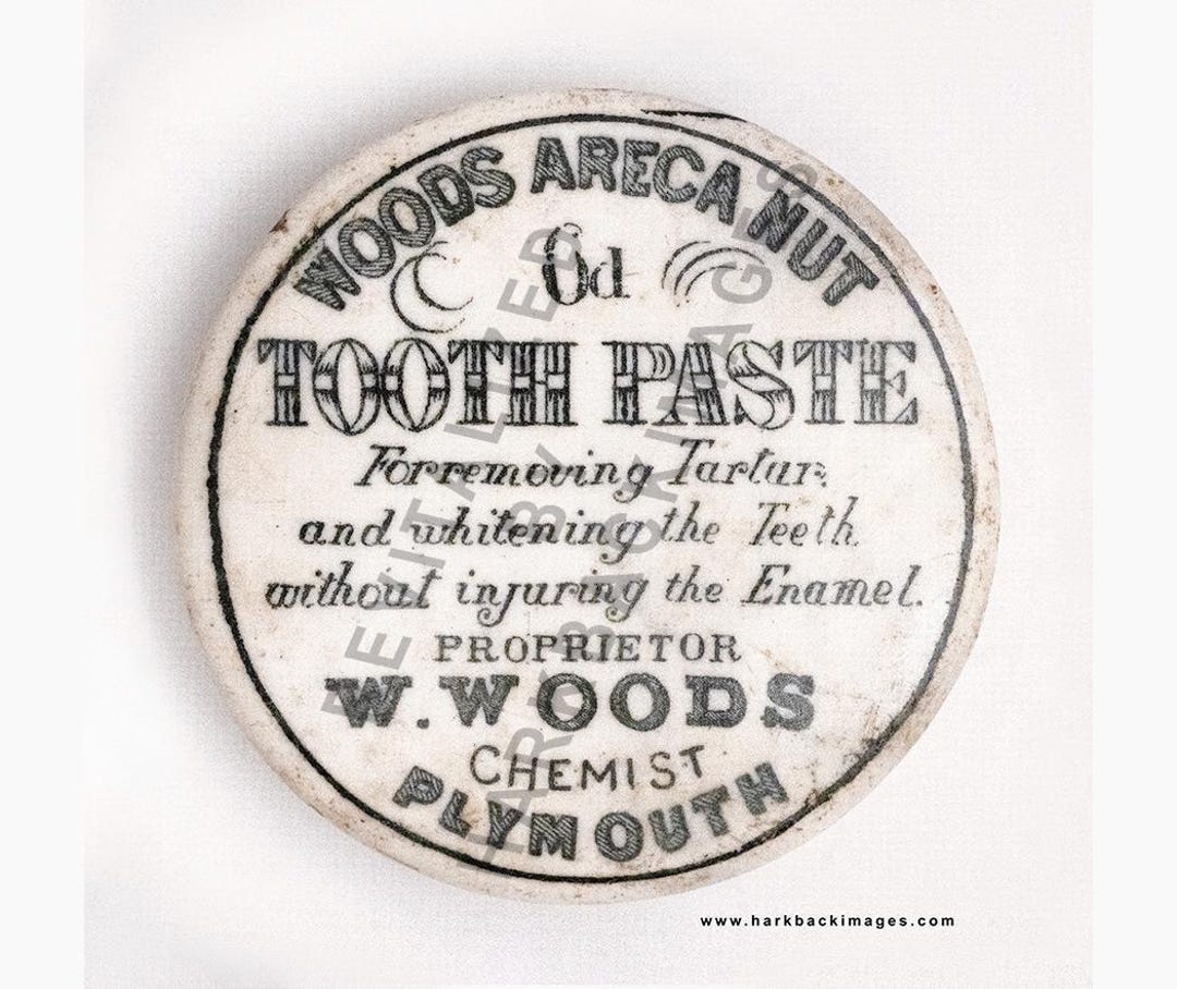 Woods Tooth Paste Pot Lid (HD Digitally Enhanced Print) - Etsy