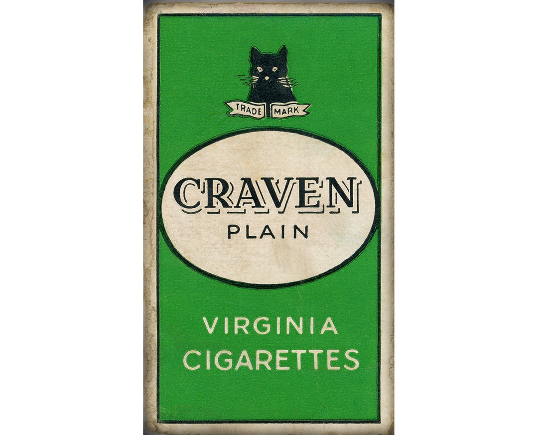 Craven Plain 10 Pack Cigarettes. HD Digitally Enhanced Print - Etsy